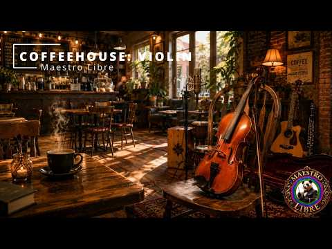 Coffeehouse Violin | Warm Instrumental Music for Focus, Reading & Study