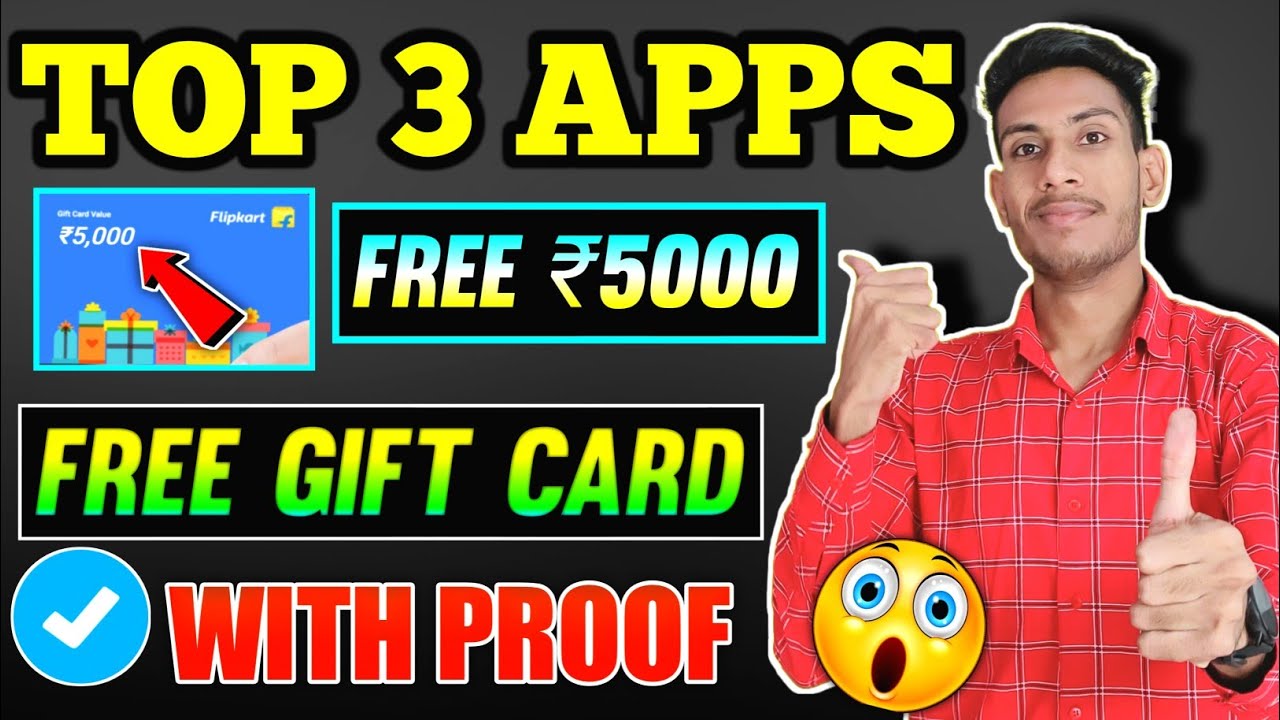 Top 3 Best Flipkart Gift Card App 2022 | Add ₹5000 Flipkart Gift ...