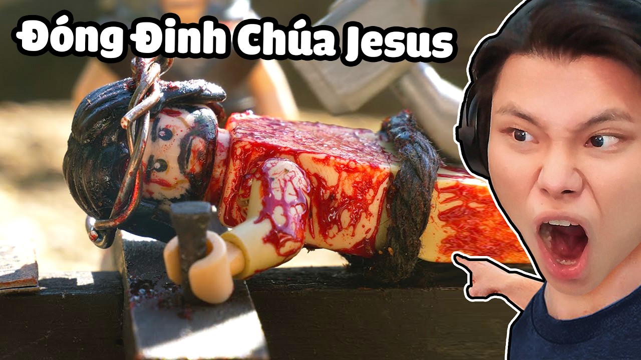 PHIM NGẮN LEGO ĐÓNG ĐINH CHÚA JESUS🩸🕊️ ️JAYGRAY LỒNG TIẾNG CUỘC KHỔ NẠN ...