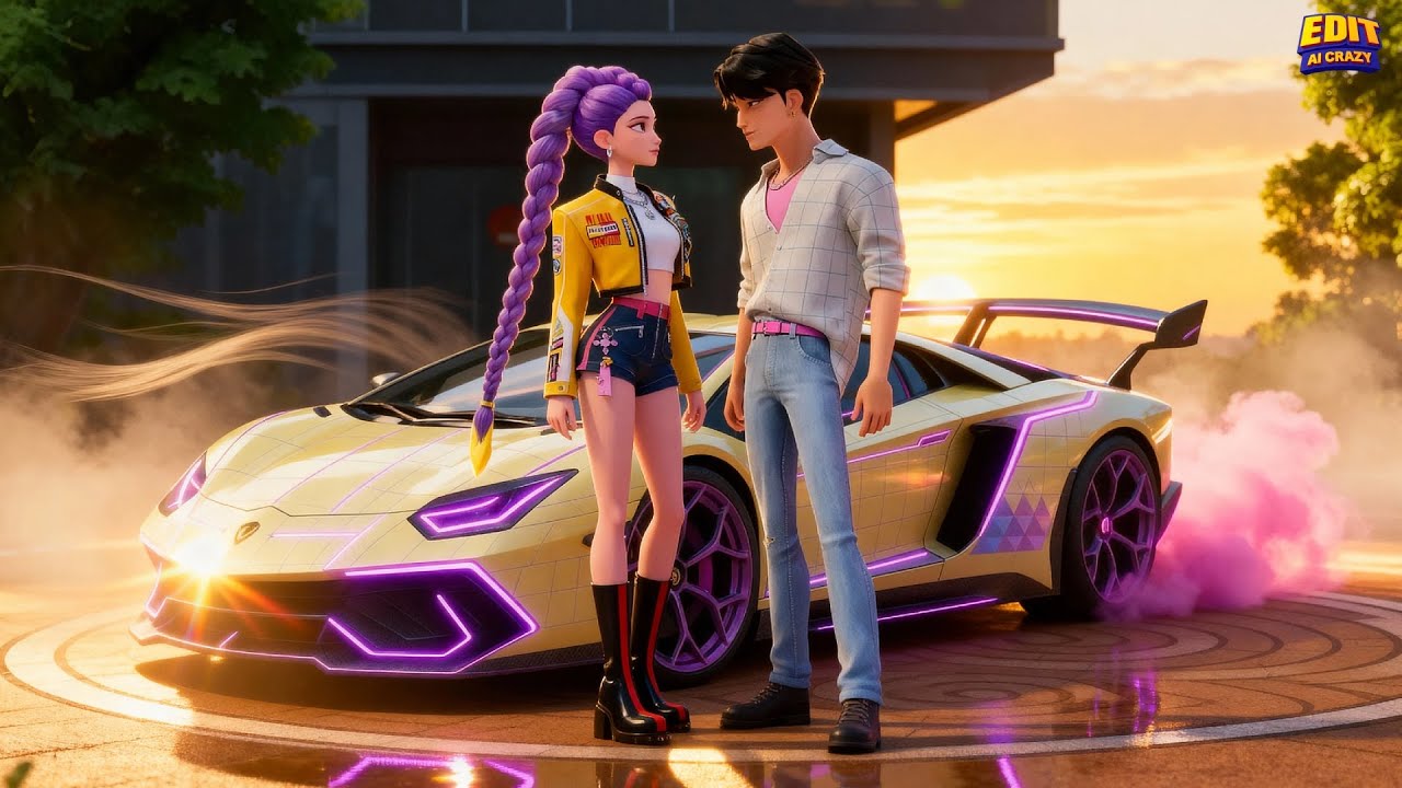 KPOP DEMON HUNTERS x RACING CAR x Your Idol - YouTube