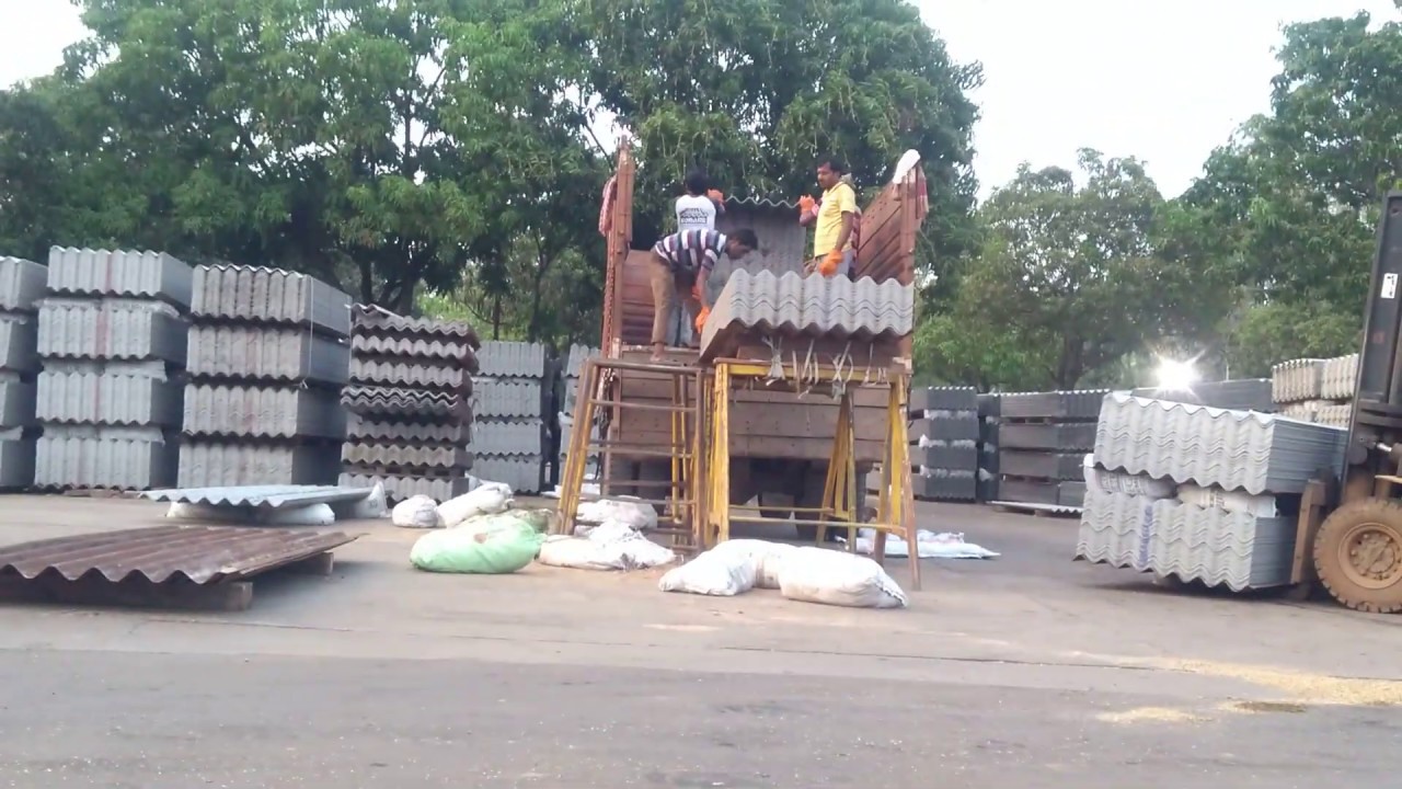 LOADING PROCEDURE OF ASBESTOS USED IN HOUSING PURPOSE IN A ASBESTOS ...