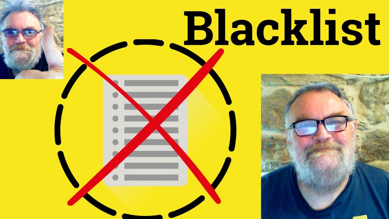 😎 Blacklist Meaning Blacklisted Definition - Blacklisting Defined ...