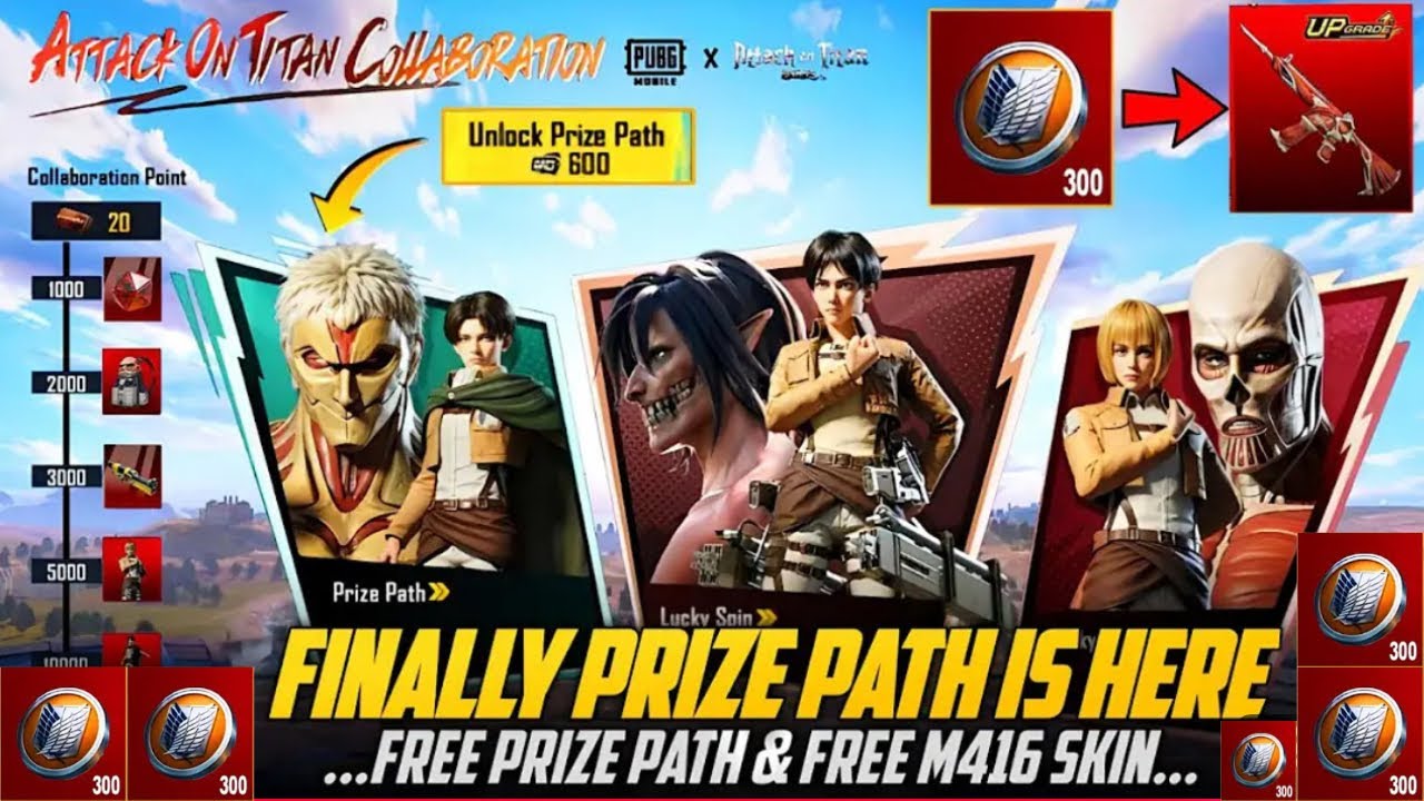 😱 Titan Prize Path Is Here | Free Guaranteed Titan M416 Skin & Free ...