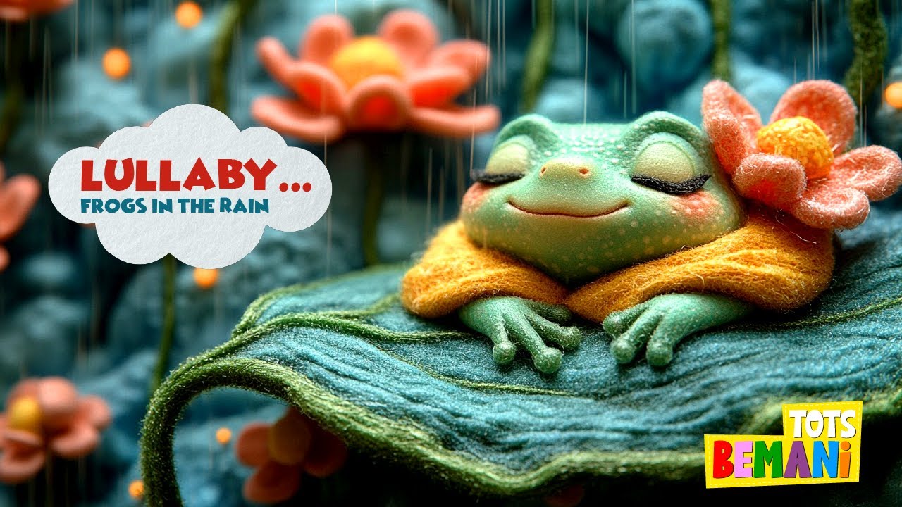Frogs in the Rain – A Gentle Pond Lullaby 16 Minutes Sleep Music for ...