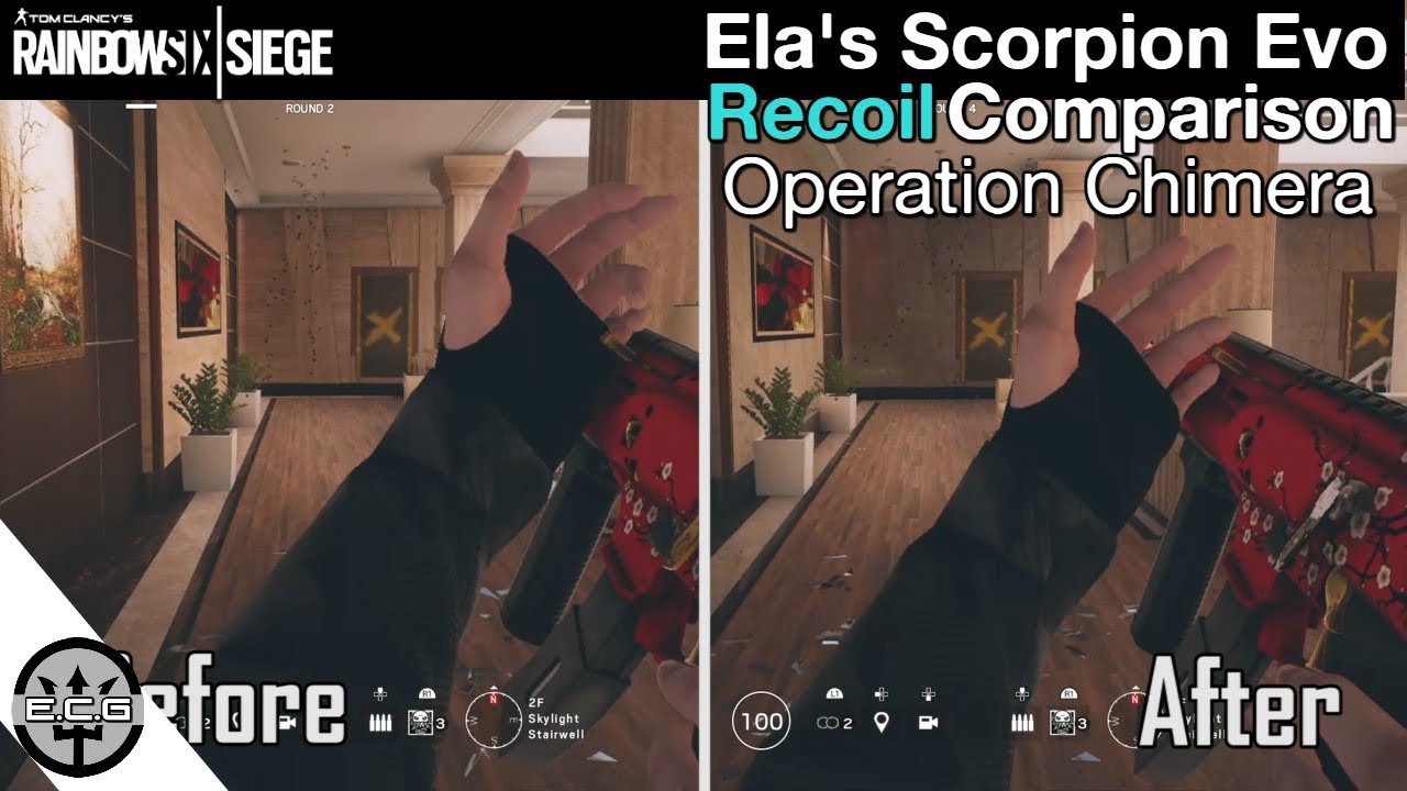 Scorpion Evo Recoil Comparison Before & After Chimera Patch - Rainbow ...