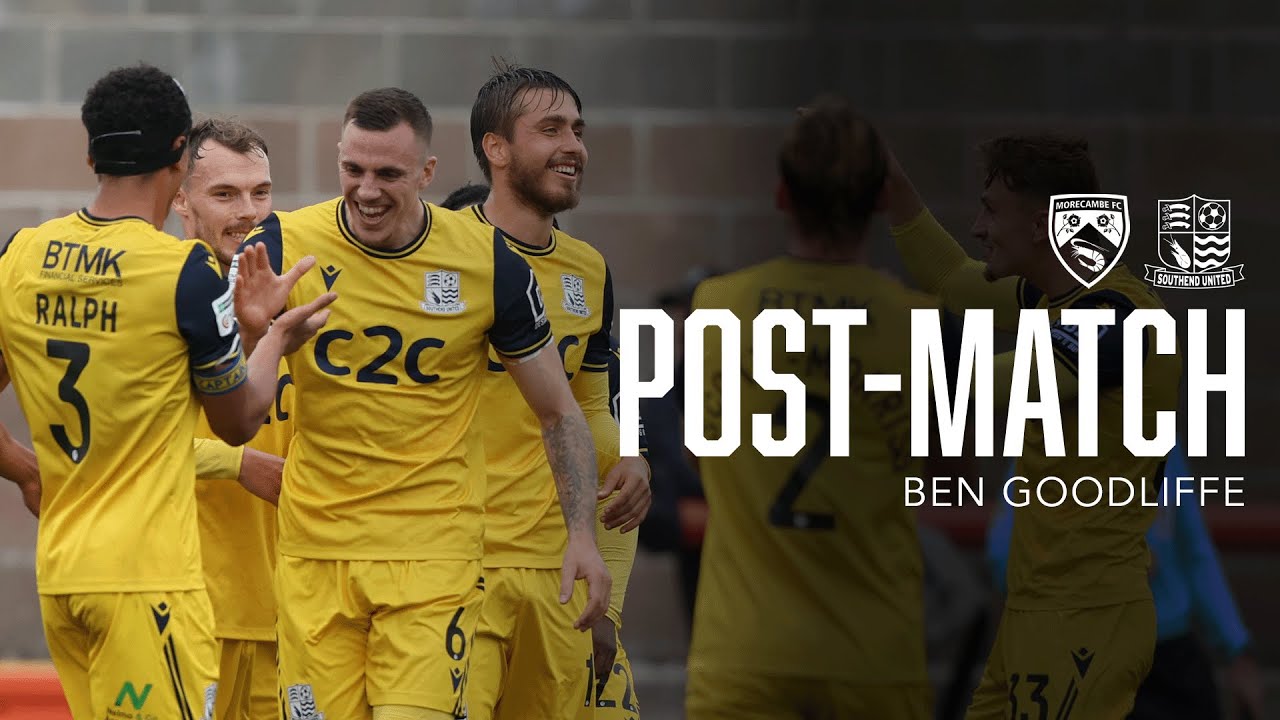 Press: Ben Goodliffe On Goal And Clean Sheet At Morecambe - YouTube