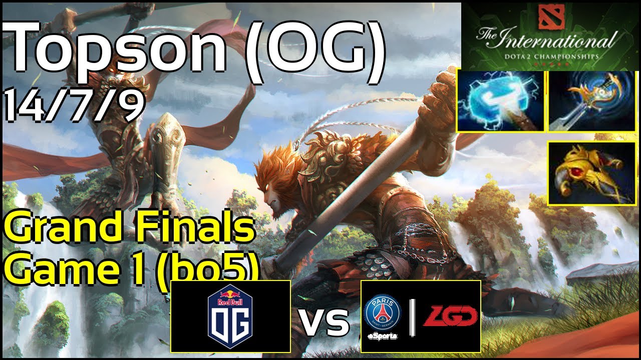 TI8: OG.Topson - TI8 Main Event - Grand Finals - TI 2018 - Monkey King ...