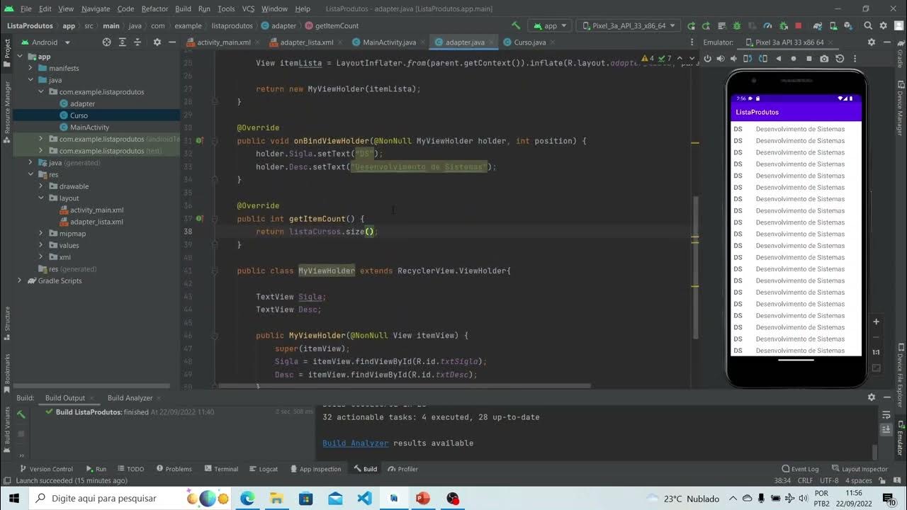 RecyclerView AndroidStudio (Java)Parte06 - YouTube