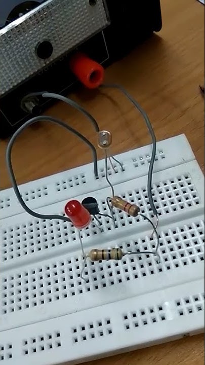 Rangkaian Sensor Cahaya Dengan LDR Untuk Membuat Lampu Otomatis #Shorts ...