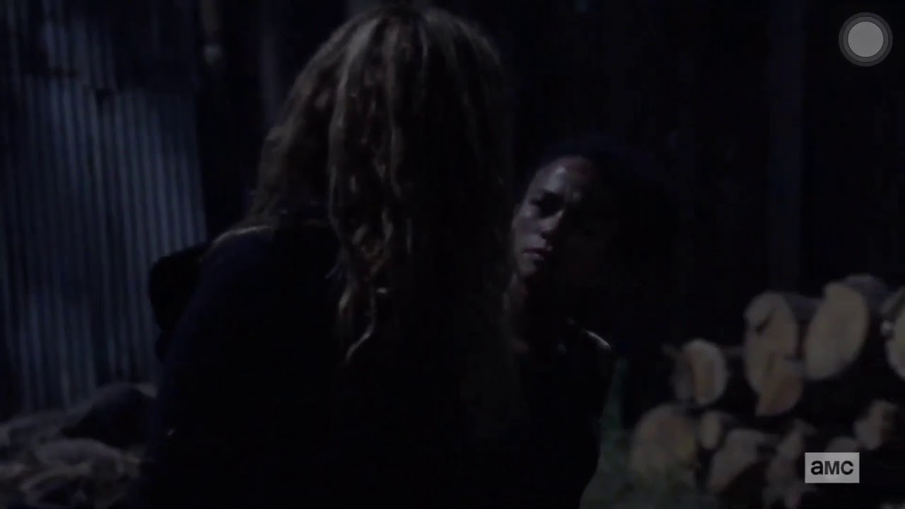 The Walking dead 10x4 Judith and michonne Killing walkers - YouTube