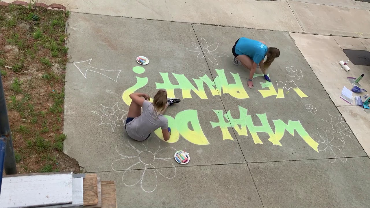 Chalk art time lapse - YouTube