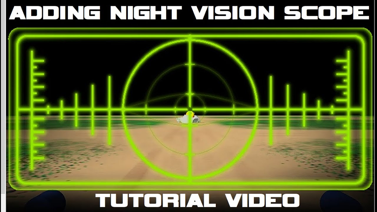 GAME ENGINE + ADDING NIGHT VISION SCOPE + KILL ENEMY'S WITH MISSILES ...
