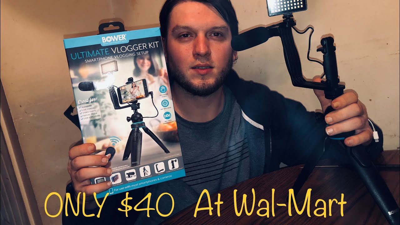 Bower Ultimate Vlogger Kit (Testing At Walmart) - YouTube
