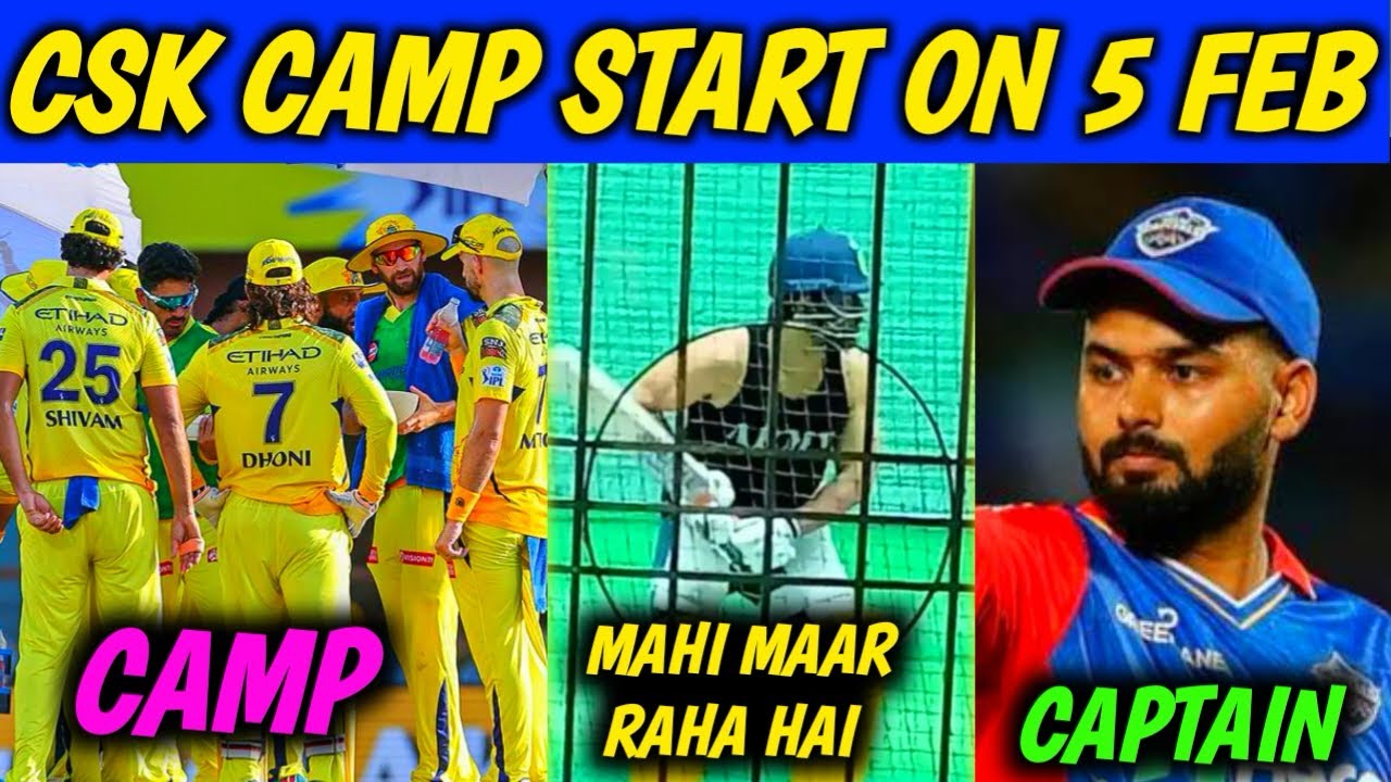 IPL 2025 - Dhoni Start his Practice Ahead of IPL 2025 🔥 | CSK Camp ...