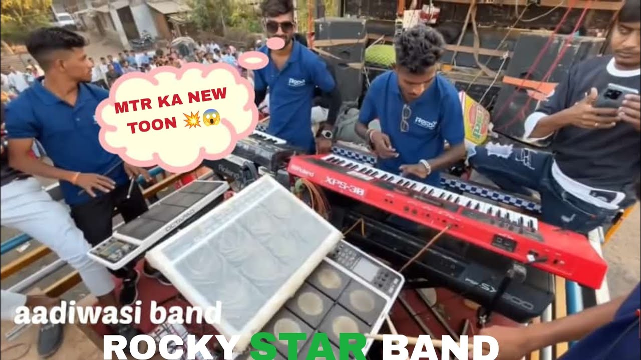 MTR ka new toon bajate hi public khush 💃😱 | Rocky star band khotarampura @FilipGamit - YouTube