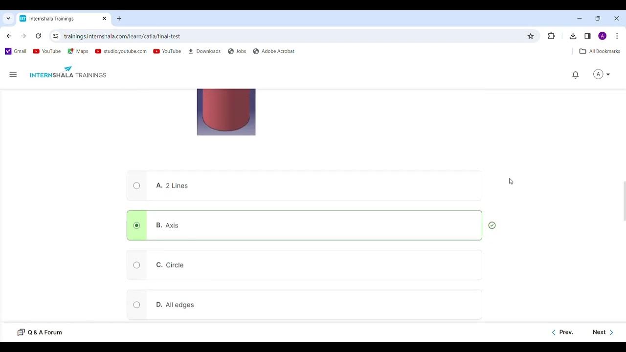 Internshala Catia Final Test answers 2024 | CATIA | bumki - YouTube