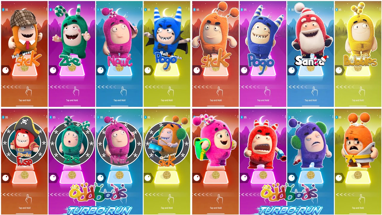 Oddbods Family 🎶 Newt 🎶 Zee 🎶 Bubbles 🎶 Slick 🎶 Fuse 🎶 Jeff 🎶 Pogo ️ ...