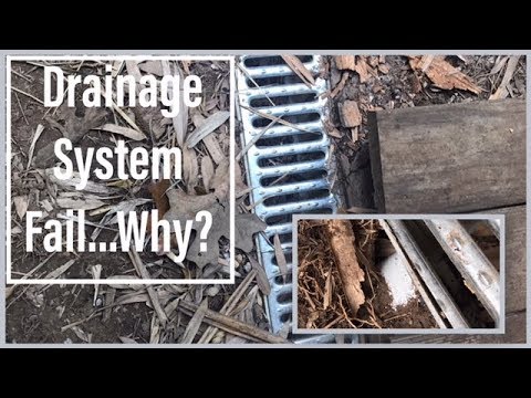 Drainage System Fail - Using the Correct Product - - YouTube
