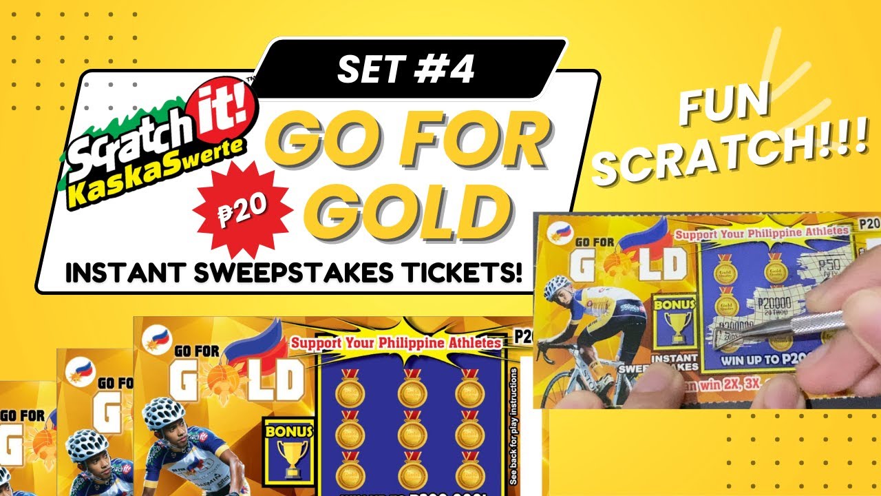 FUN GAME!!! | Go For Gold 20 PESOS | Scratch It Challenge| Instant ...