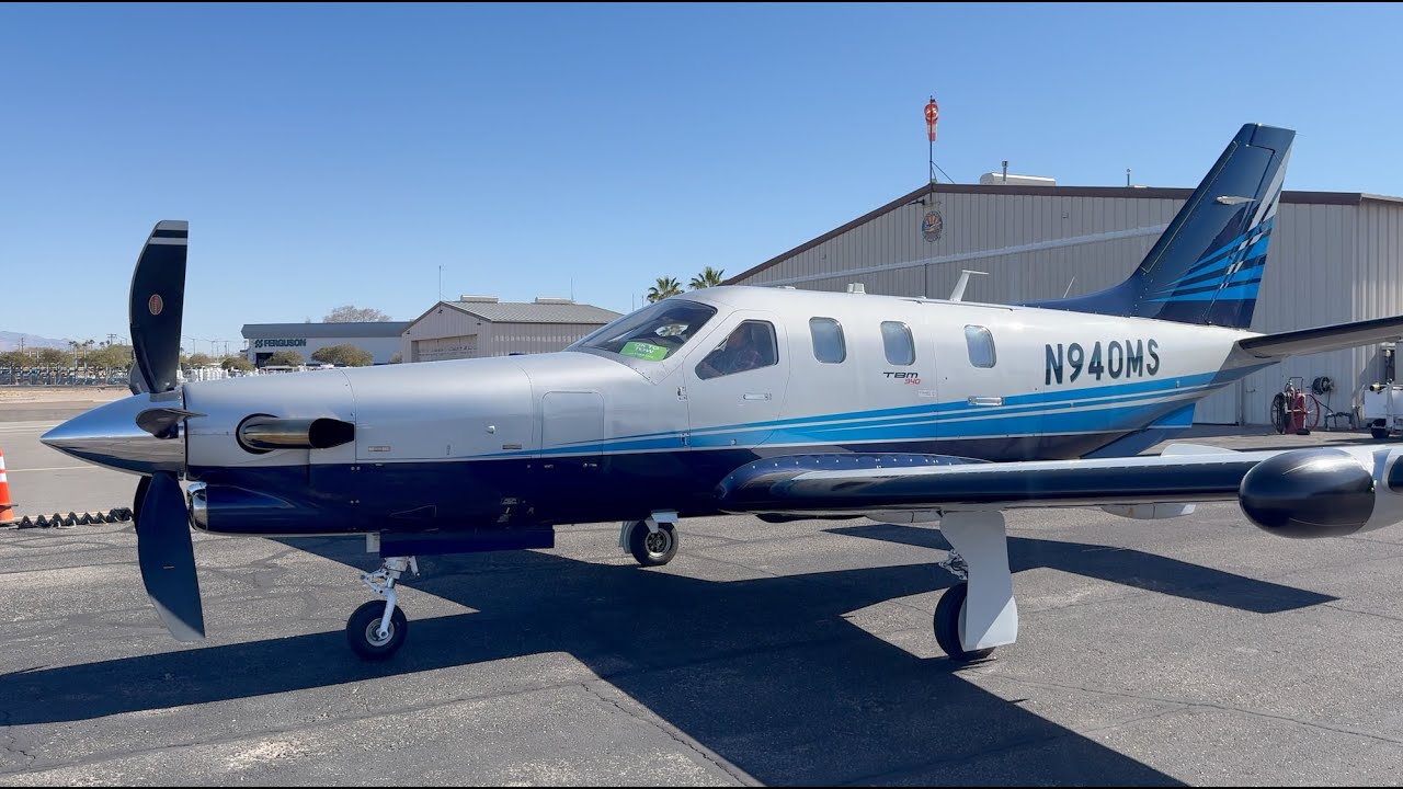 TBM 940 Startup | Amazing PT6 Engine Sound - YouTube