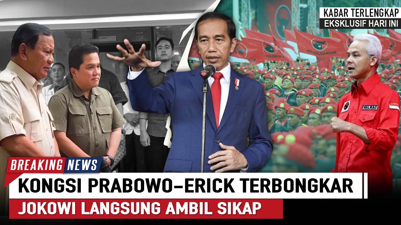 TANPA TAKUT! Jokowi Blak2an Hubungan dengan PDIP~Ganjar beri Kesaksian ...