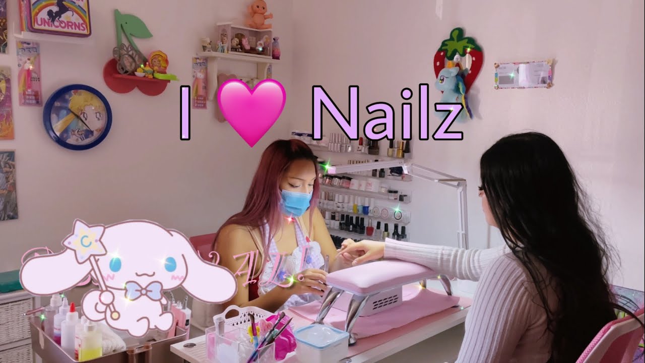 Come to work with me! NAIL TECH EDITION - YouTube