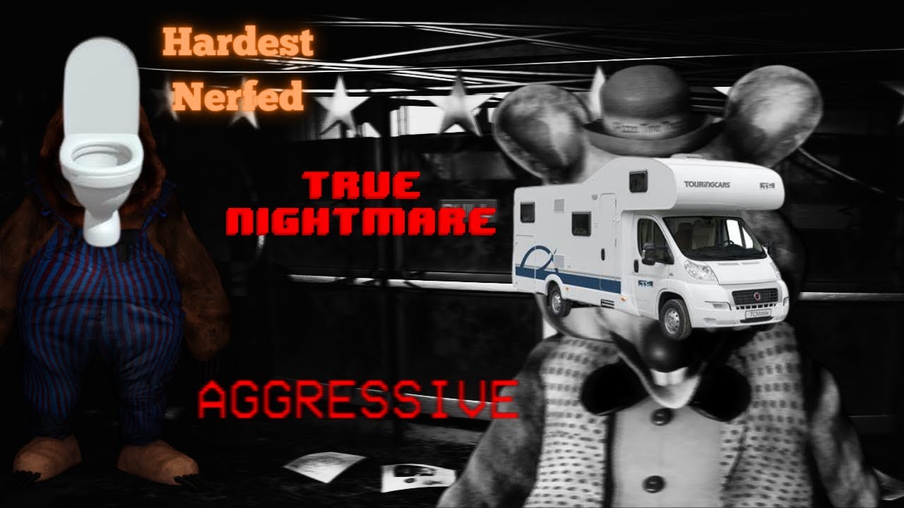 FNaCEC: R - Hardest Nerfed True Nightmare Aggressive (Costume Channel 5 ...