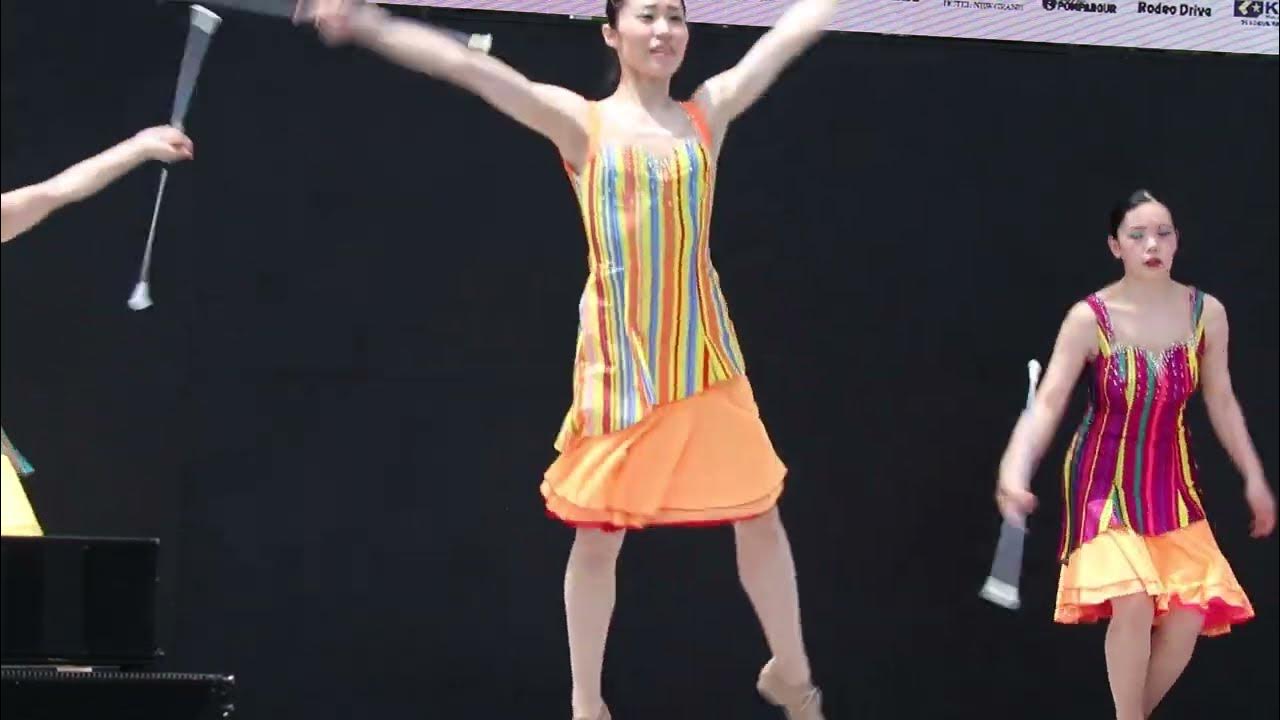 ハマフェスY164 バトントワリング TWIRL i その1 リハーサルからスゴスギ - YouTube