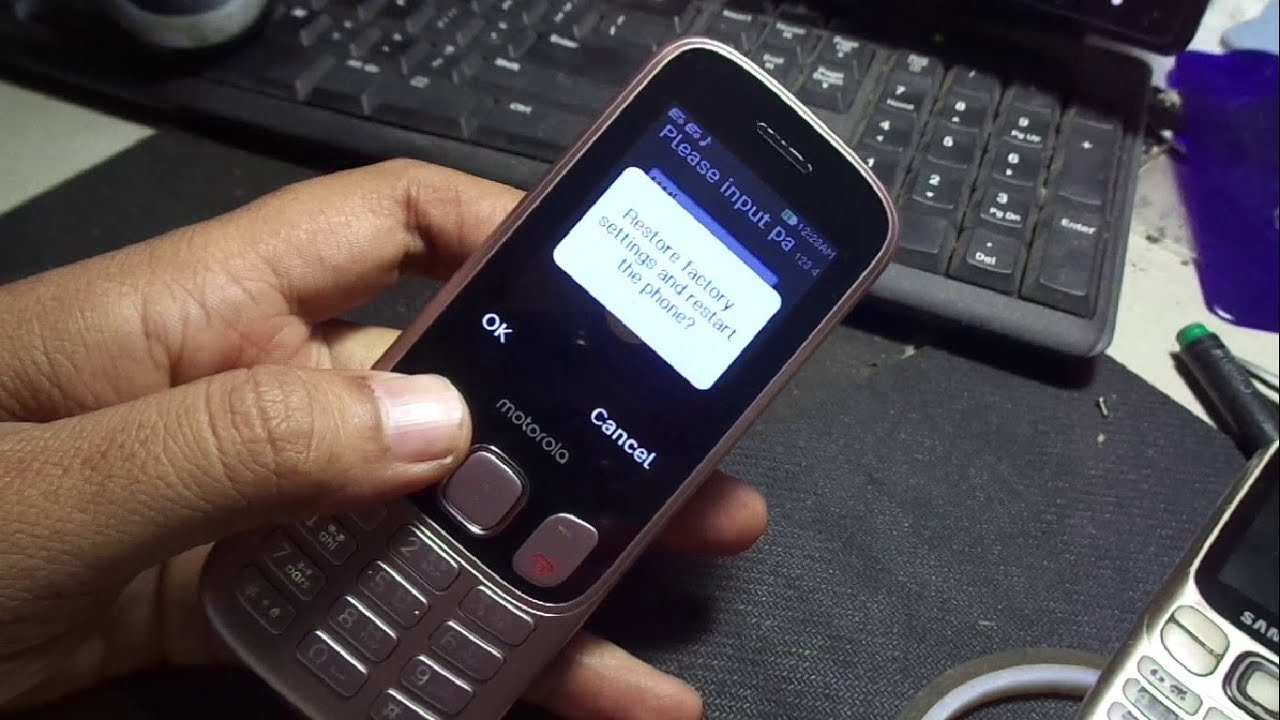 How to factory reset moto A70 - YouTube
