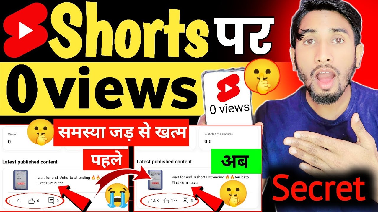 YouTube Shorts 0 Views Problem | Shorts 0 Views Problem | Shorts Views ...
