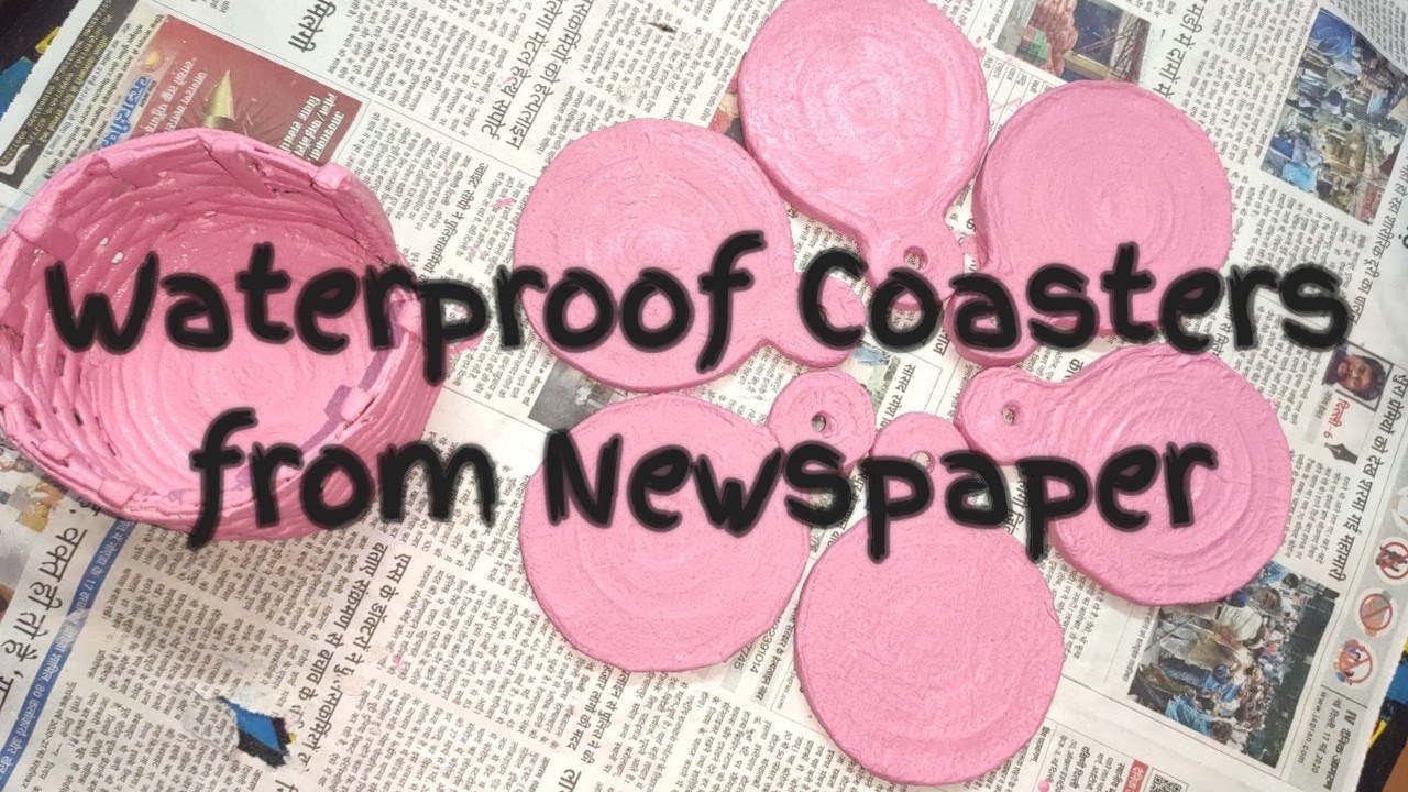 Simple and easy way to make waterproof Coasters from scratch - YouTube