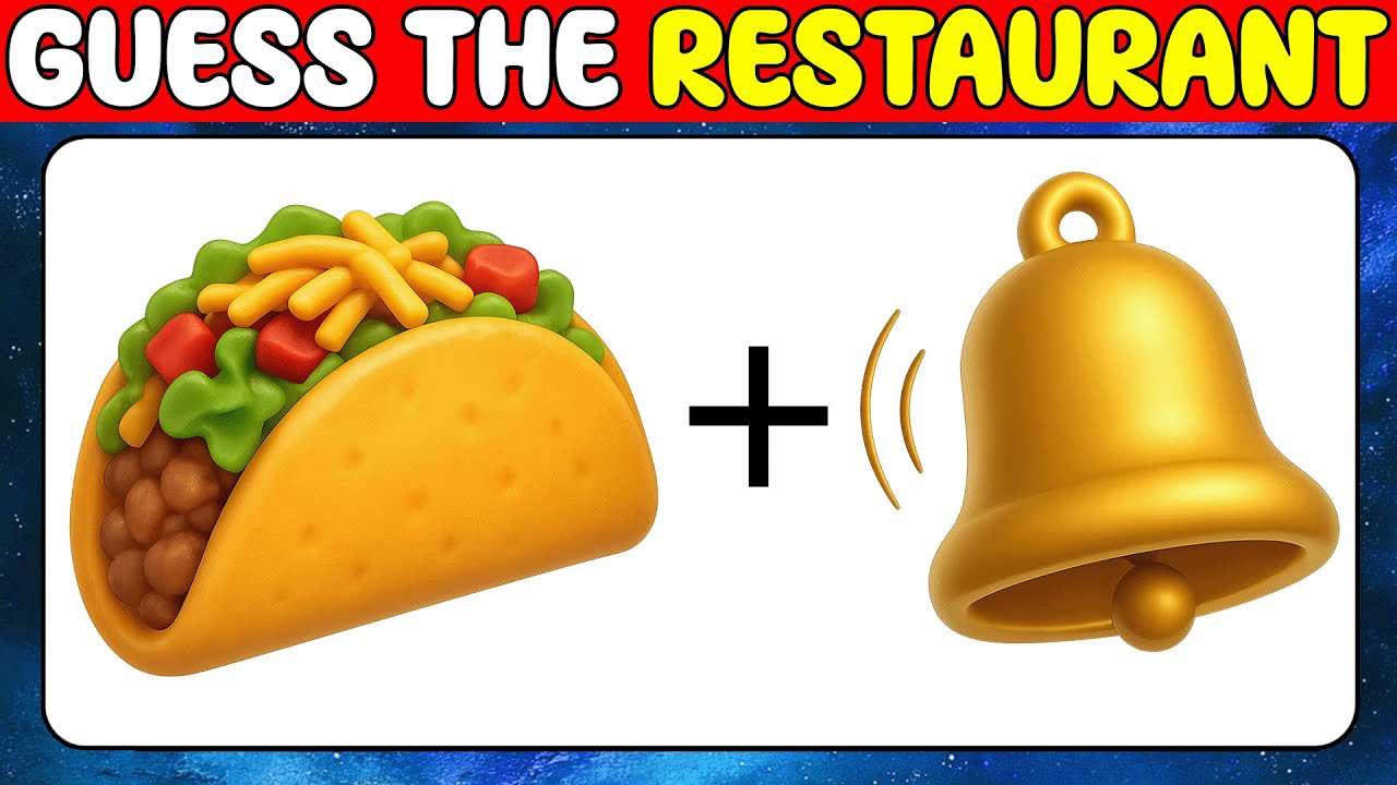 Guess The Fast Food and Restaurant By Emoji 🍕🍔 Emoji Quiz 2025 - YouTube