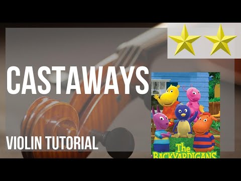 How to play Castaways by The Backyardigans on Violin (Tutorial) - YouTube