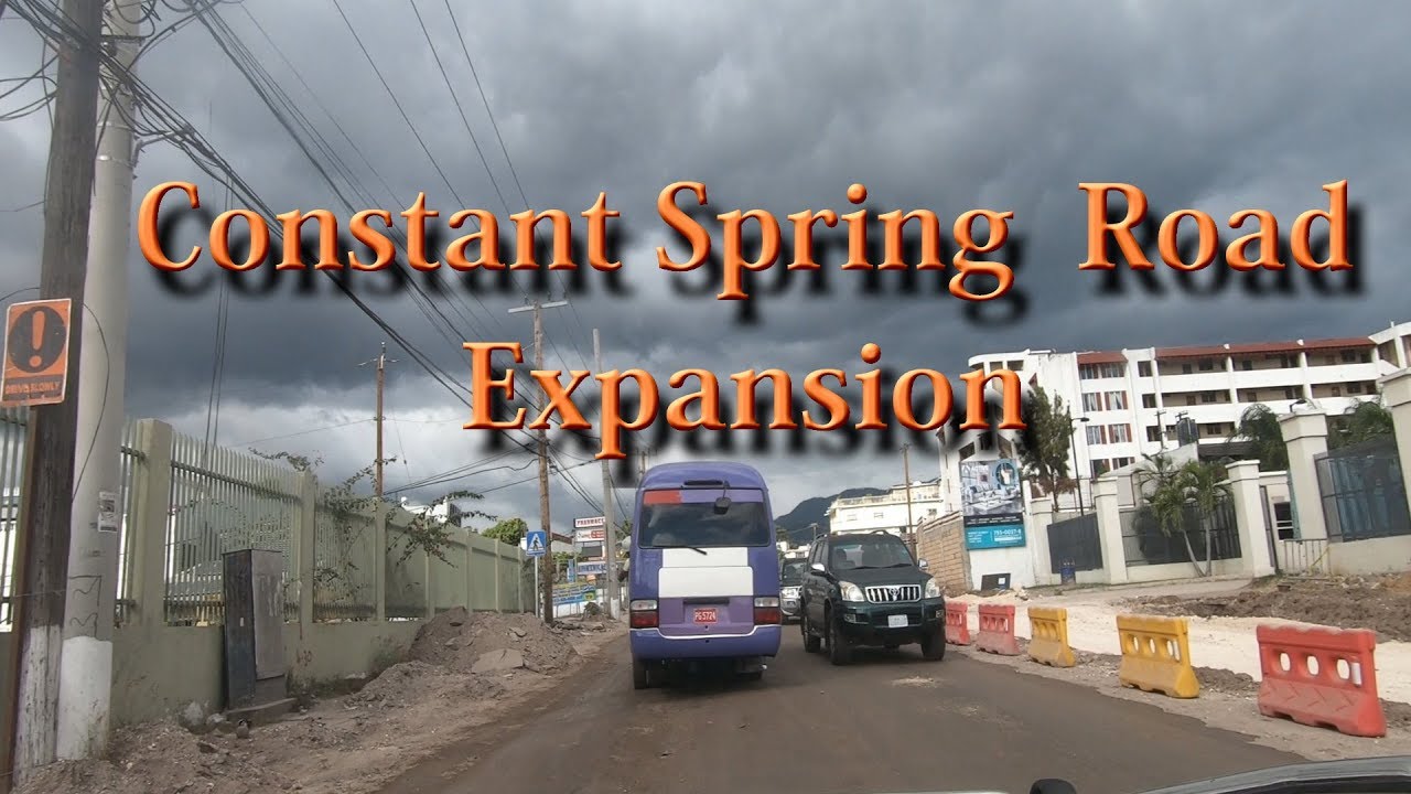 Constant Spring Road Expansion | Kingston, Jamaica | VLOG 108 - YouTube