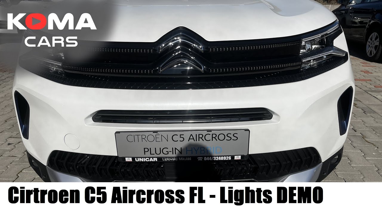 Citroen C5 Aircross (Facelift) - LIGHTS Demonstration - YouTube