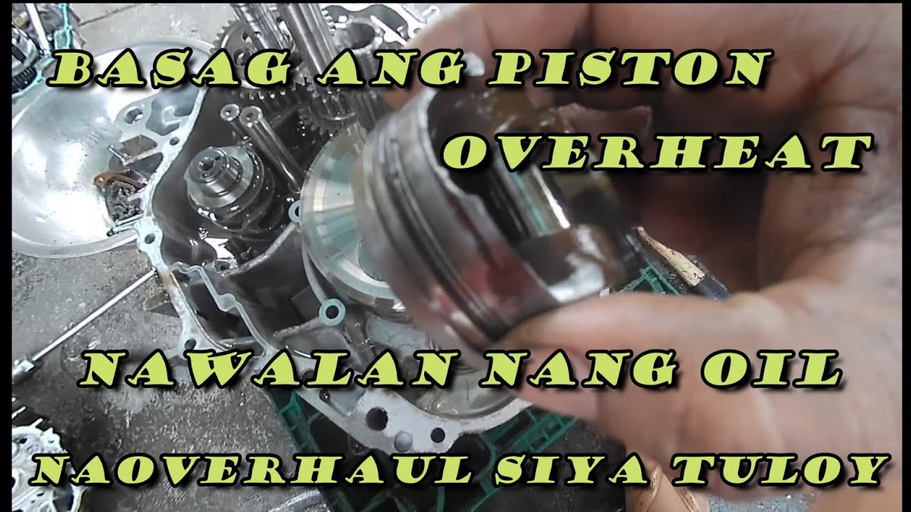 HONDA SUPREMO 150 BASAG ANG PISTON | OVERHEAT SIYA - YouTube