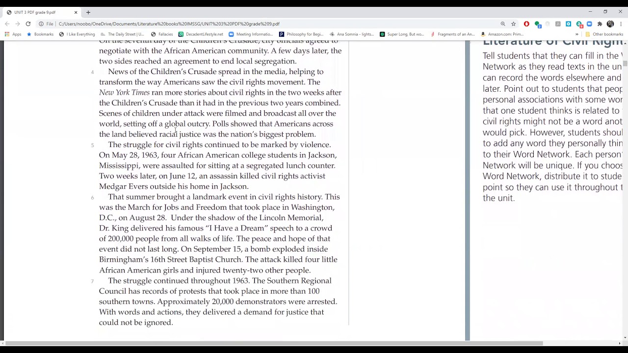 1963 Civil Rights intro/ Audio - YouTube