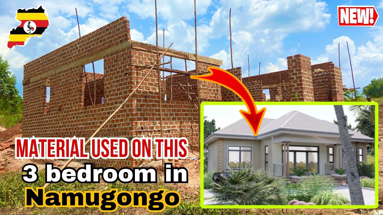 Materials used to build this beautiful 3 bedroom house in Namugongo 🇺🇬 ...