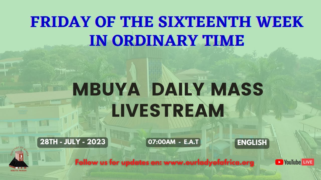 Catholic Mass Today | Daily TV Mass, Friday July 28th, 2023 - YouTube