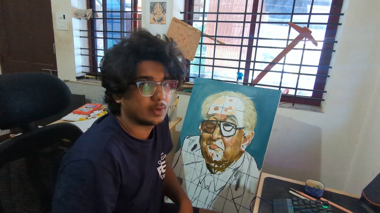 PAINTING AKIRA KUROSAWA IN OIL AND FAILING - YouTube