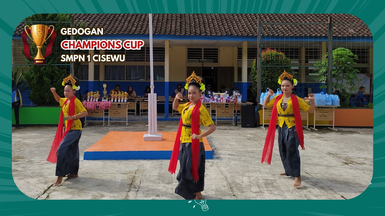 JAIPONG GOYANG KARAWANG - PEMBUKAAN GEDOGAN CHAMPIONS CUP SMPN 1 CISEWU ...