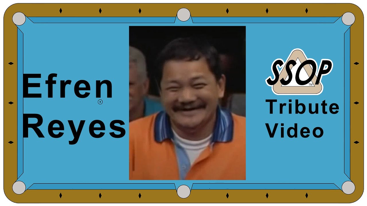 Efren Reyes GOAT Greatest Pool Player - YouTube