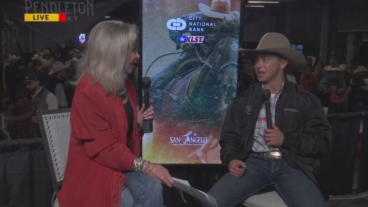 Logan Hay 2024 Saddle Bronc interview - YouTube