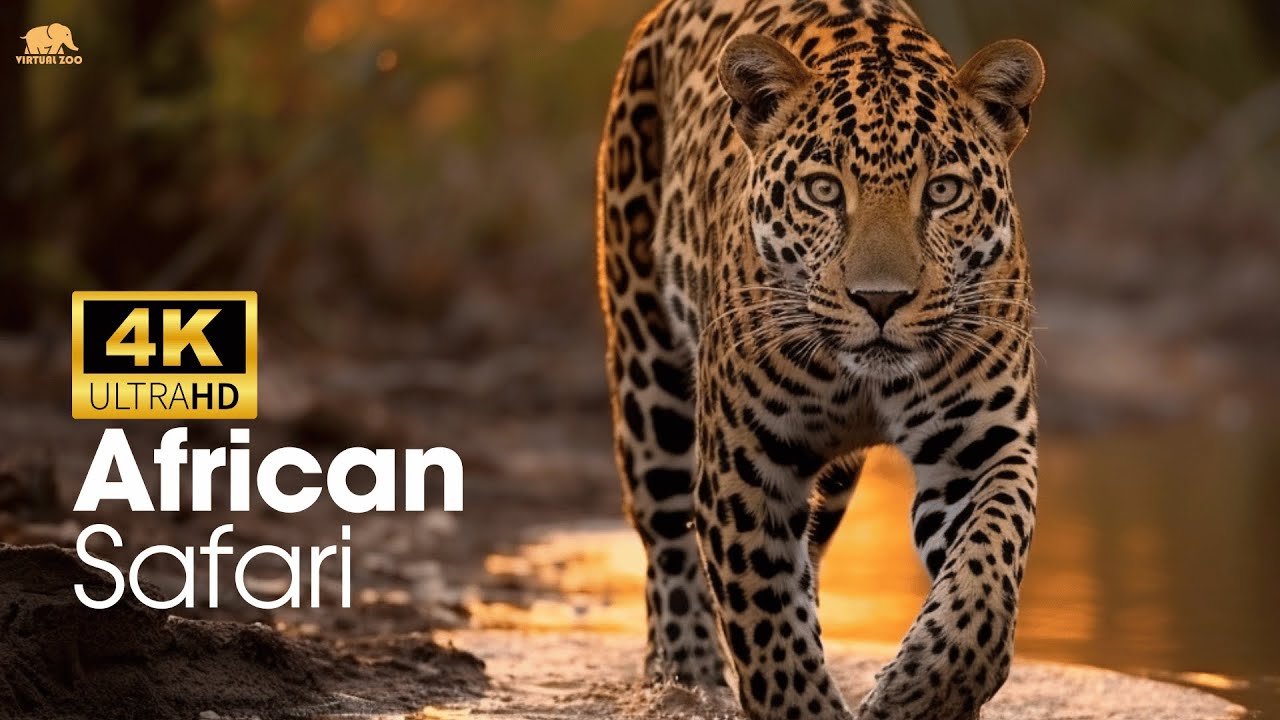 African Safari - Animals of Africa 4k Ultra HD With Tropical Music ...