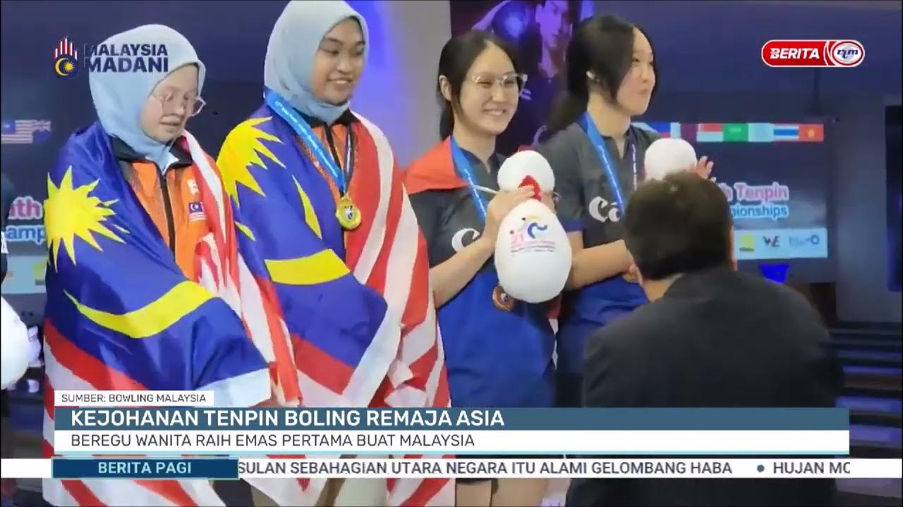 10 JUL 2023 B.PAGI–KEJOHANAN TENPIN BOLING REMAJA ASIA:BEREGU WANITA RAIH EMAS PERTAMA BUAT ...