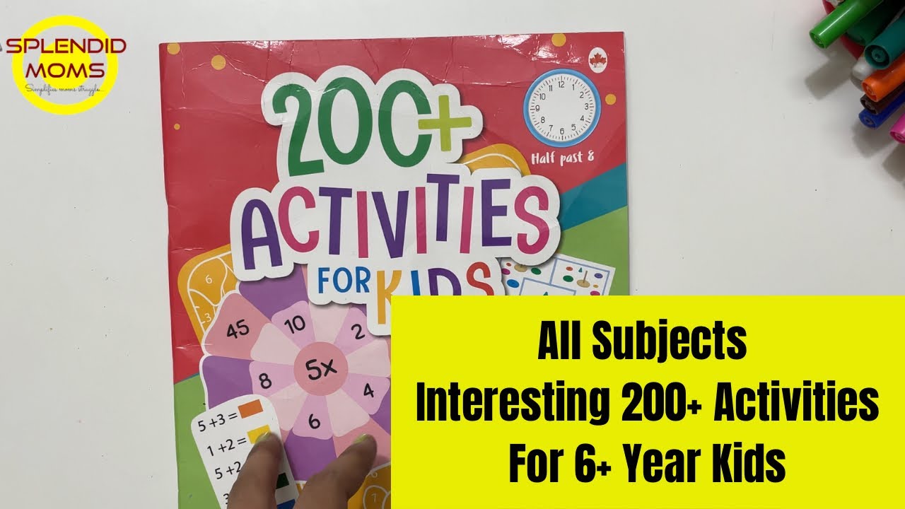 All subjects activity book for kids 6+ - YouTube