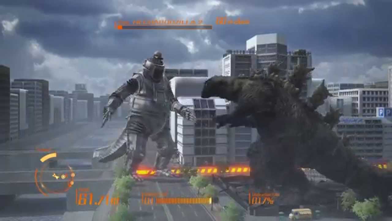 GODZILLA (classic ) vs. Mechagodzilla II squash match - YouTube