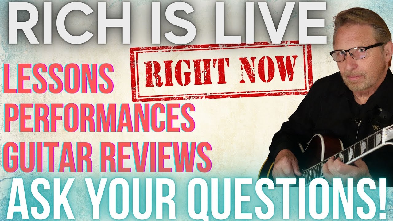 Live Guitar Lessons & Tips | Ask Your ??'s | My New Heritage Kenny ...