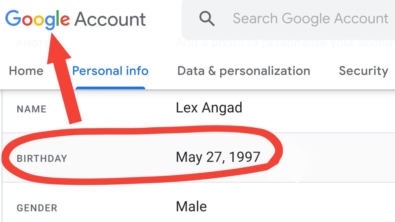 how-to-change-date-of-birth-on-google-account-2021-youtube