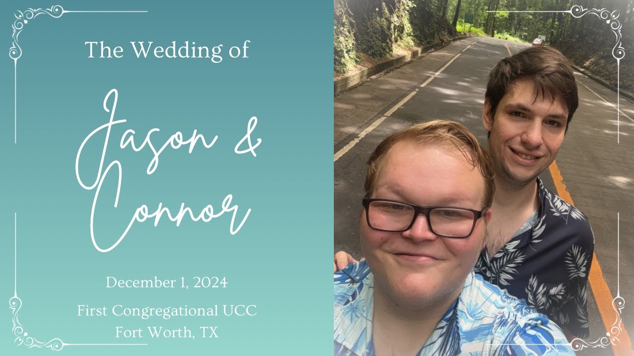 Jason & Connor Wedding Ceremony - December 1, 2024 - YouTube